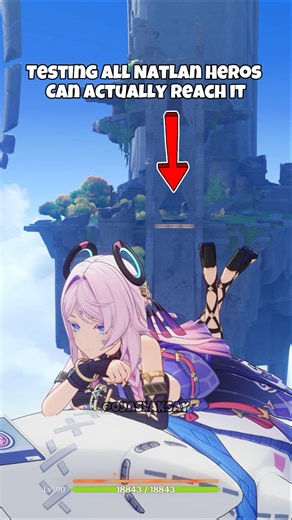 Reaching Test All Natlan Heroes #genshinimpact #genshin #shorts