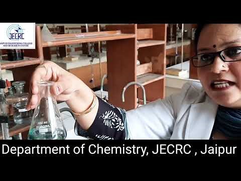 Experiment No. 1: Hardness of water by EDTA Method