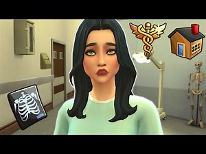 Can my sim live at the hospital? // Sims 4 hospital challenge