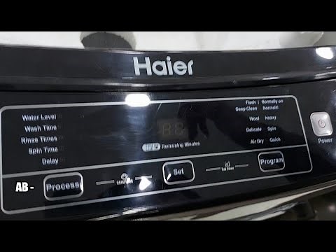 Haier washing machine fully automatic HWM 120-1789 review