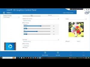 How to Set The Dinamic Range Full on Intel HD Graphics Control Panel