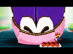 Paper Mario Sticker Star - Walkthrough Part 20 No Commentary Gameplay - Jungle & Chomp Ruins