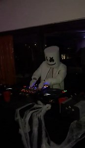 Watch LED Mask Marshmello Helmet on Amazon Live