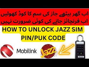 How to Unlock Jazz SIM PIN / PUK Code