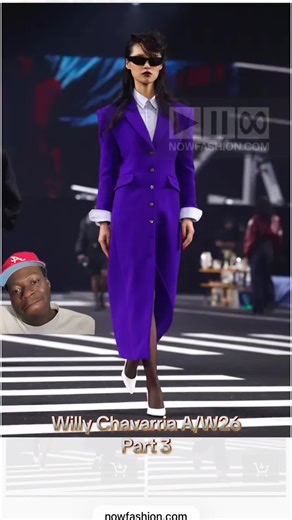 Honestly, watching the show really makes me wanna start going to more shows. PR agencies hit me please. I need to be an attendance. Willy Chavarria AW26 Show. @willychavarria #willychavarria #parisfashionweek #shortfilm #tuniyi #monlaferte