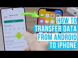 How to TRANSFER DATA FROM ANDROID TO IPHONE wirelessly
