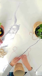 Easy macrame knotted hanging planter #macrameknots | Craftionary