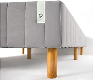 ZINUS GOOD DESIGN Award Winner Justina Metal Mattress Foundation, 16 Inch Platform Bed, No Box Spring Needed, Full, Grey