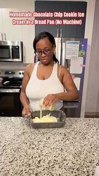 How To Make Chocolate Chip Cookie Ice Cream Without A Machine (Full Video on Channel)