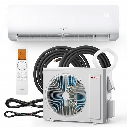 Reviews for Tosot 12K BTU 19 SEER2 Ductless Inverter Mini-Split Air Conditioner and Heating System, Wi-Fi, 16ft Copper Line Set, 208-230V | Pg 1 - The Home Depot