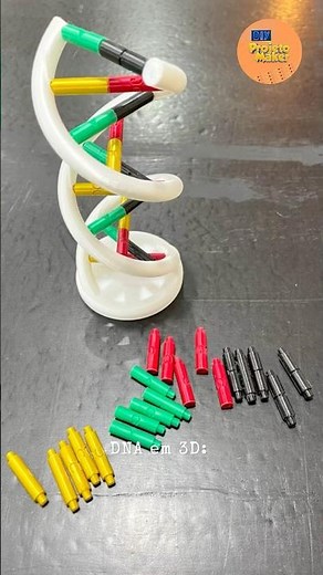 DNA turned into LEGO? Check out this incredible 3D print!