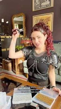 Chainmail tutorial: how I made my lighter holder ⛓️🔥🖤