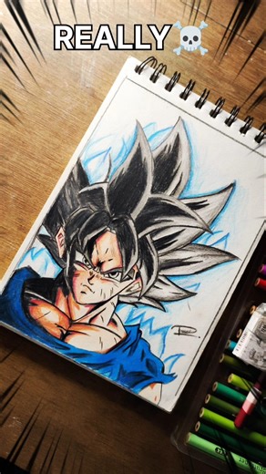 Goku sketch a hero can't have aura #goku #dragonball #sketch #artist #shorts
