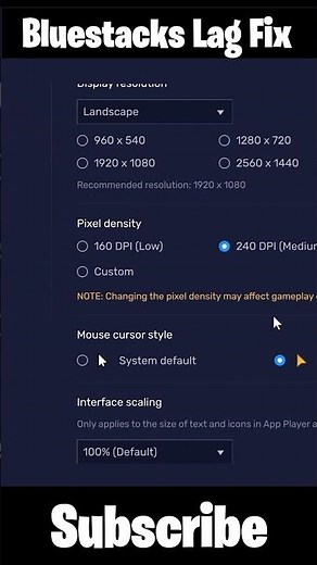 Bluestacks Lag Fix Setting 😲 #shorts #freefire #regss
