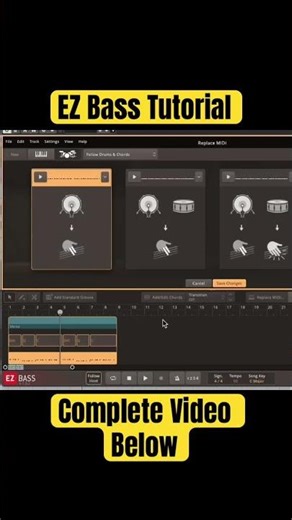 Ez Bass Tutorial #virtualinstrument #basslines #bassguitar #musicproduction #mixing #basstutorial
