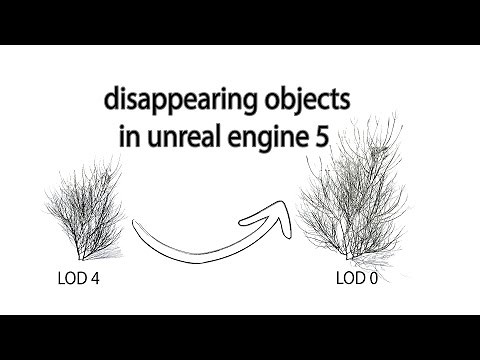 disappearing objects unreal engine 5 | LOD Fix Explained
