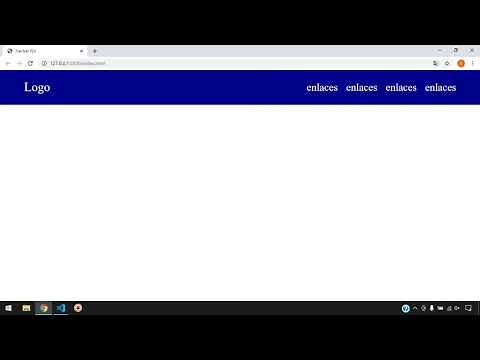 03 Navbar sencillo fijo, estático solo con html y css.