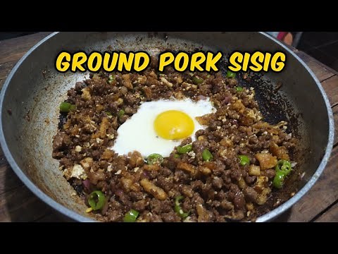 Easy and quick Ground pork sisig recipe (CwB #7)