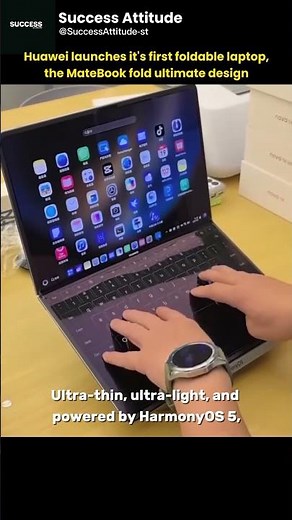 Huawei MateBook Fold: The Future of Laptops #huaweimatebook#foldabletech#oleddisplay #techinnovation