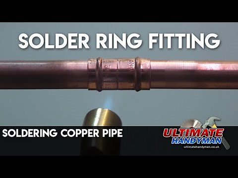 Soldering copper pipe