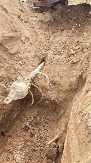 Underground water pipe installation process - Good tools and machines make the job easier