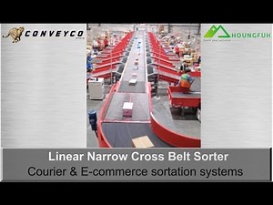Linear Narrow Cross Belt Sorter (Courier & E-Commerce Sorting Systems)