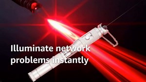 VFL650 2S Fiber Visual Fault Locator, 5MW Fiber Optic Cable Tester for 2.5 Mm Universal Connector,Red Light 3 Modes Fiber Optic Power Meter