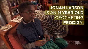 181K views · 2.7K reactions | A Wisconsin boy has become a crocheting sensation. Jonah Larson started crocheting at five. Now eleven, Jonah has thousands of social media followers who call him "our Jonah" and treat him like a grandson. What makes Jonah happy? "My family, my two dogs and crocheting." Here's Jonah's full story: https://kare11.tv/2MAI4Kj | KARE 11 | Facebook