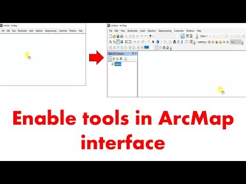 How to enable all the tools in ArcGIS interface | ArcMap Tutorial | URSGISG ||