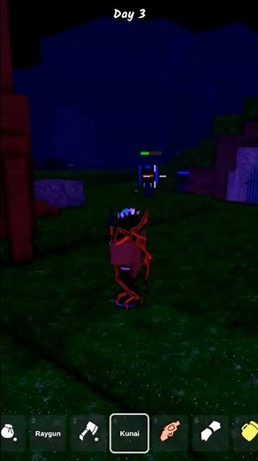 kunai vs alpha wolves | 99 nights in the forest | ROBLOX