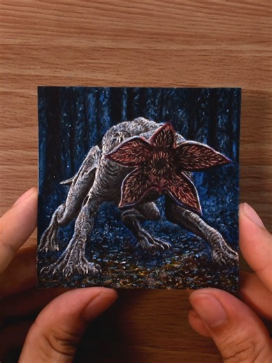 Demodog Miniature Drawing – A Stranger Things Study