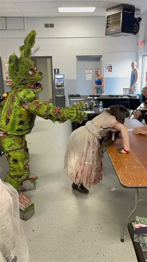 Our talented contortionist Sam Alspector won the costume contest today at Michigan Oddities and Horror festival today! | Erebus Haunted Attraction