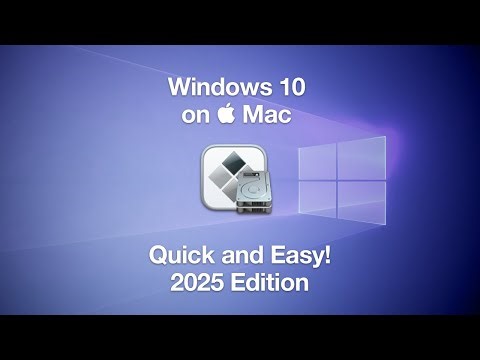 How To install Windows 10 on your Mac in 2025!