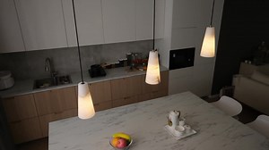 YUYI 1-Light Silver Pendant Light, Cone Natural Alabaster Shade Pendant Light for Dining Room, Kitchen Island (Bulb Included) YXDOE8108 - The Home Depot