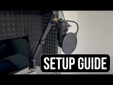 Blue Microphones Compass Premium Tube-Style Microphone Broadcast Boom Arm Set Up Manual