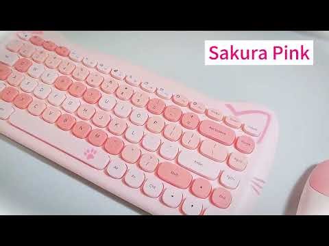 Geezer - Cutie Plus 2.4Ghz Wireless Keyboard & Mouse Combo Set