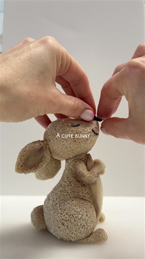 Learn How to Make a Cute Bunny Cake Topper with Fondant