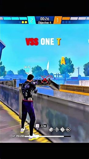 PERFECT VSS One Tap Accuracy No Recoil Free Fire Short #free fire short #vss one tap