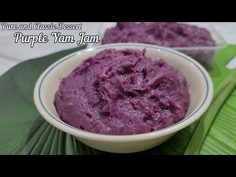 How to make Original Ube Halaya without Butter or Additives | Purple Yam Jam | Ube Jam Recipe