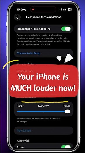 Boost Your iPhone Volume Instantly! 🔊 Hidden Setting Trick (No Apps)