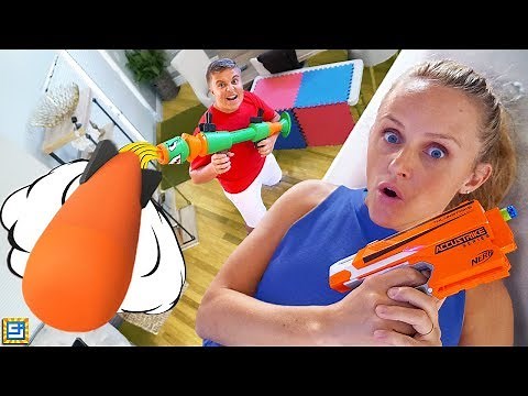 LAST TO LEAVE NERF WAR | HOW TO PLAY