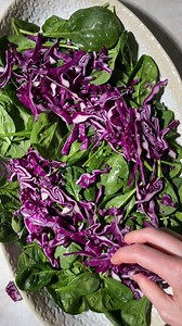 this spring salad provides color, crunch and flavor from an array of veggies and my to-die-for lemon basil vinaigrette! www.ambitiouskitchen.com/everything-spring-farmers-market-salad/ | Ambitious Kitchen