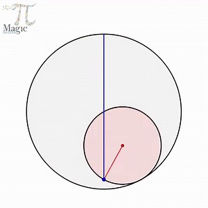 928K views · 8.3K reactions | Drawing a diameter with two circles | Magic PI - math animations | Facebook