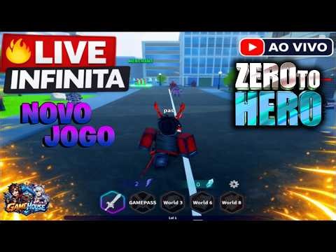 🔴 (LIVE INFINITA) ANIME ZERO TO HERO LANÇAMENTO UPDATE ANIME DESTROYER 📢 #roblox #ugphone