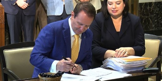 Gov. Landry signs insurance reform bills touted by Temple into law