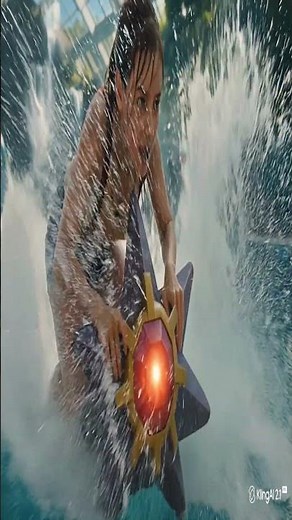 Misty Rides Starmie in Real Life | Pokémon Cinematic Water Scene