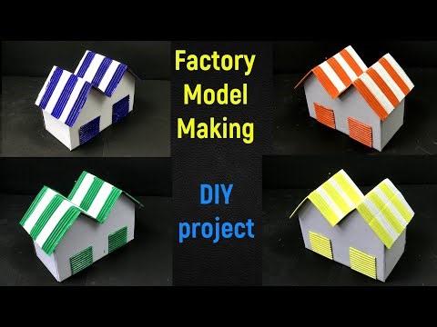 factory model making - factory model with cardboard - factory model project - diyas funplay