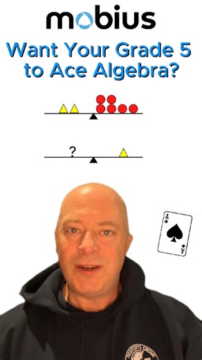 Mobius Math Academy on Instagram: "Help your grade 5 (or grade 6) kid master the basics of algebra! 🔑 🔥🔥🔥Comment "math" for a link to the free online units used in this video - or for details of our online classes where our tutors can help!🔥🔥🔥 Algebra is all about balance. Master balance beam problems and you can master balancing equations. 🤸 Use coin problems to translate word problems into equations.💰 #math #algebra #teaching #equations"