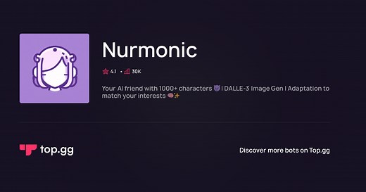 Add Nurmonic Discord Bot | The #1 Discord Bot and Discord App List