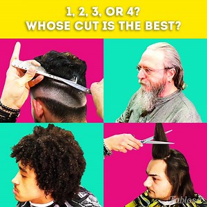 38K views · 125 reactions | A stylist transformed 4 men with problem hair. Which of them would you go on a date with? | Fabiosa Daily | Facebook